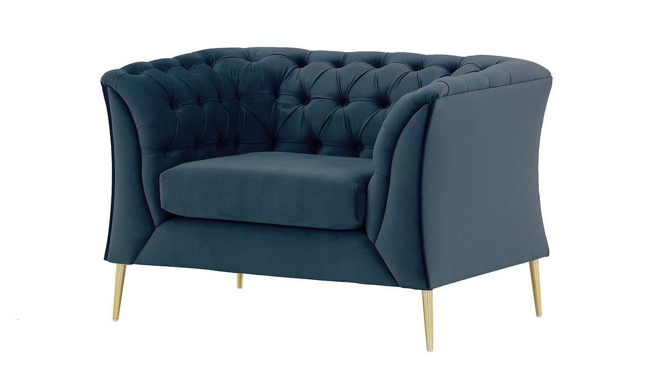 A navy blue armchair – a truly unique piece of furniture | SLF24